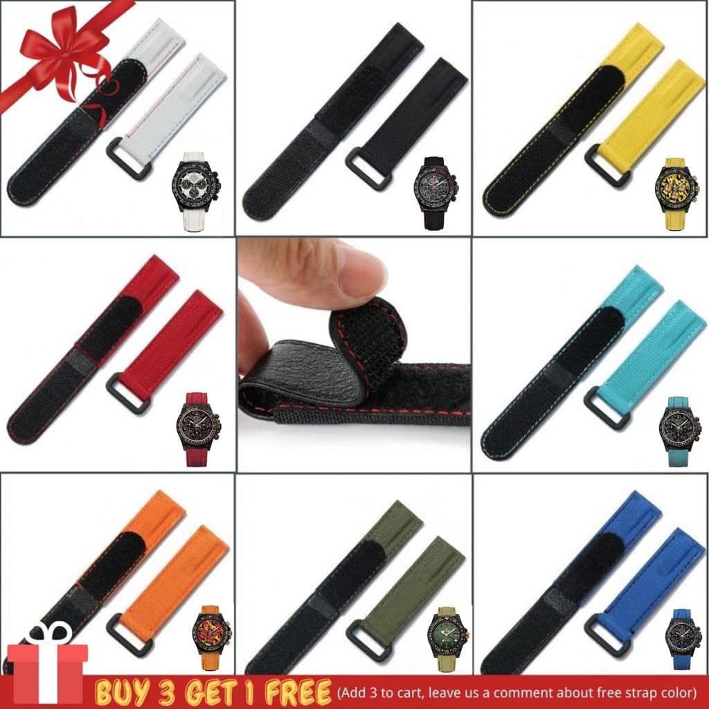 Rolex velcro strap 20mm replacement watch bands - Drwatchstrap