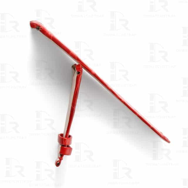Custom Red leather strap for Roger Dubuis Excalibur | Drwatchstrap