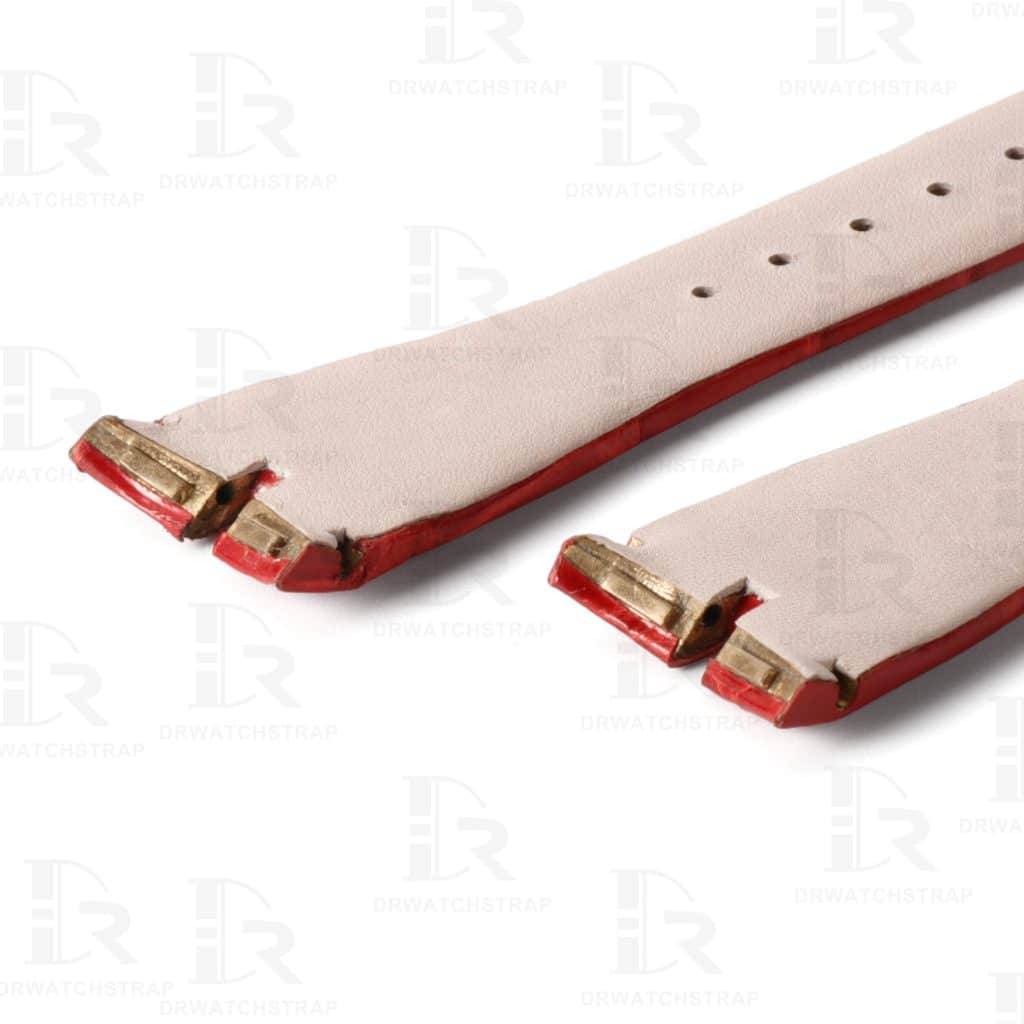 Custom Red leather strap for Roger Dubuis Excalibur | Drwatchstrap