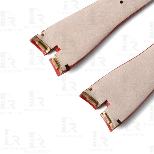 Custom Red leather strap for Roger Dubuis Excalibur | Drwatchstrap