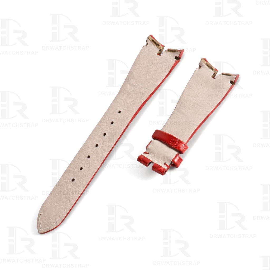 Custom Red Leather Strap For Roger Dubuis Excalibur | Drwatchstrap