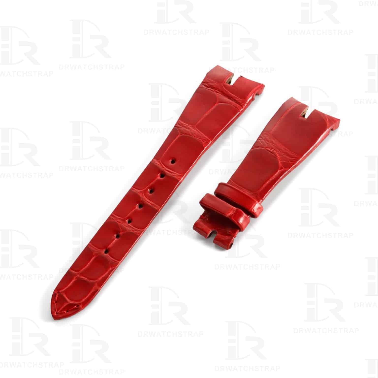 Custom Red Leather Strap For Roger Dubuis Excalibur | Drwatchstrap