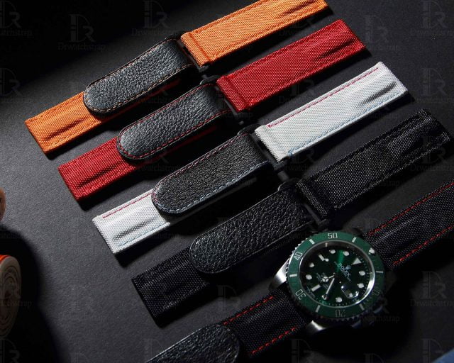 Hook and loop watch strap 20mm Velcro for Rolex | Drwatchstrap