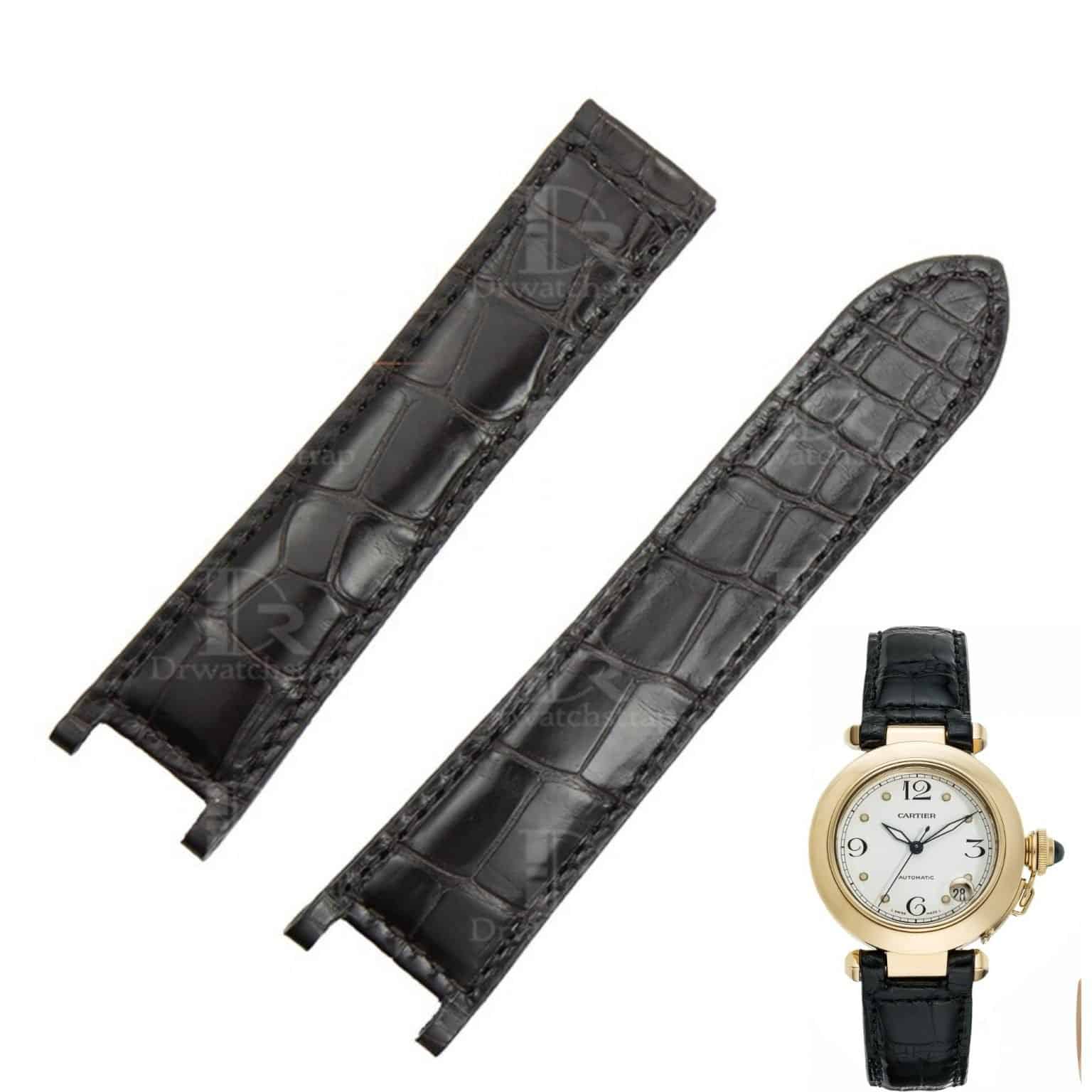 Shop Custom Cartier Tank Leather Replacement Strap| Drwatchstrap