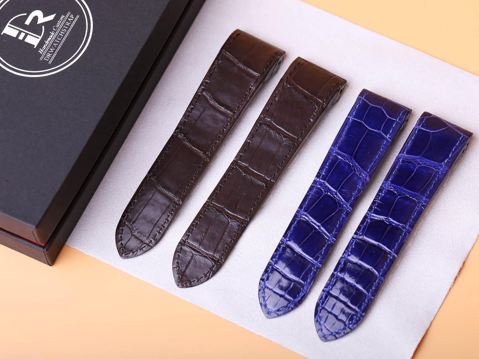 Custom Leather Strap For Cartier Santos 100 | Drwatchstrap