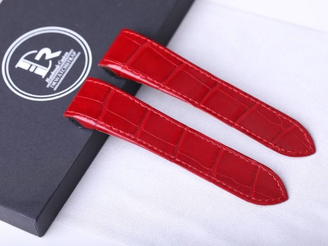 Custom Leather Watch Band For Cartier Santos 100 | Drwatchstrap