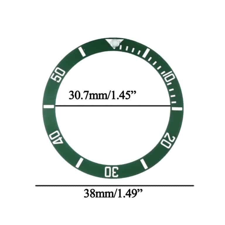 Rolex Submariner bezel replacement 2-Tone Ceramic Bezel Insert