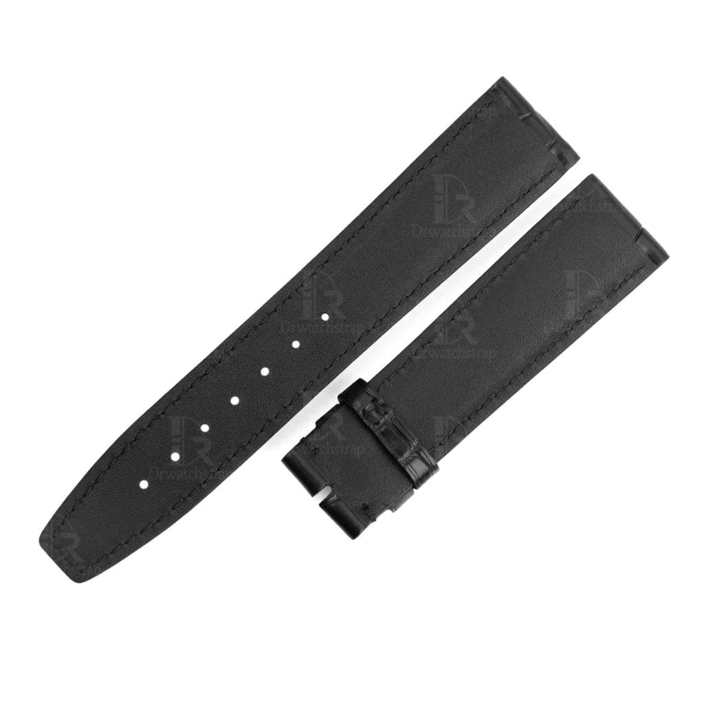 Custom replacement IWC leather strap 20mm 22mm | Drwatchstrap