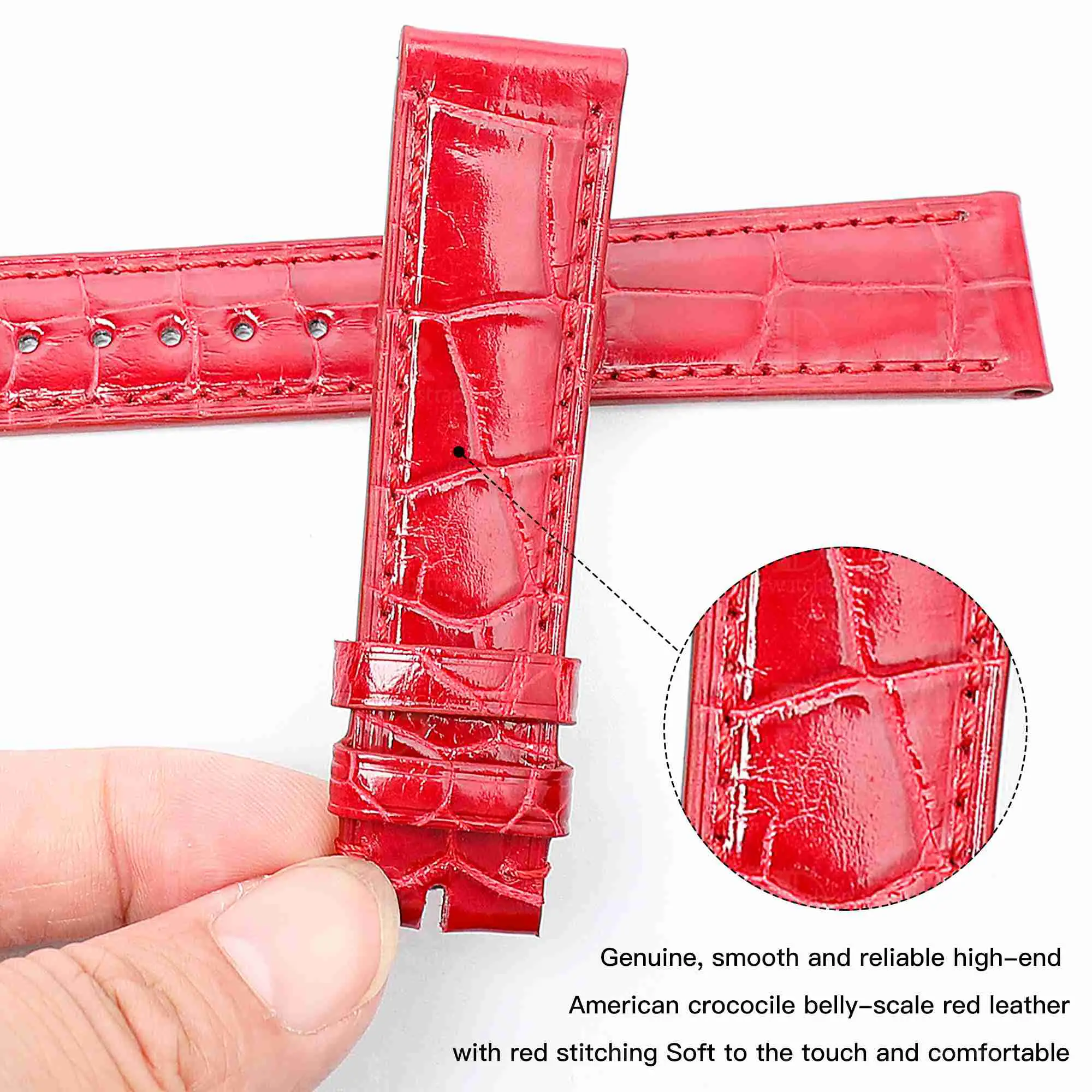 Chopard Happy Sport leather strap - Handmade watch band