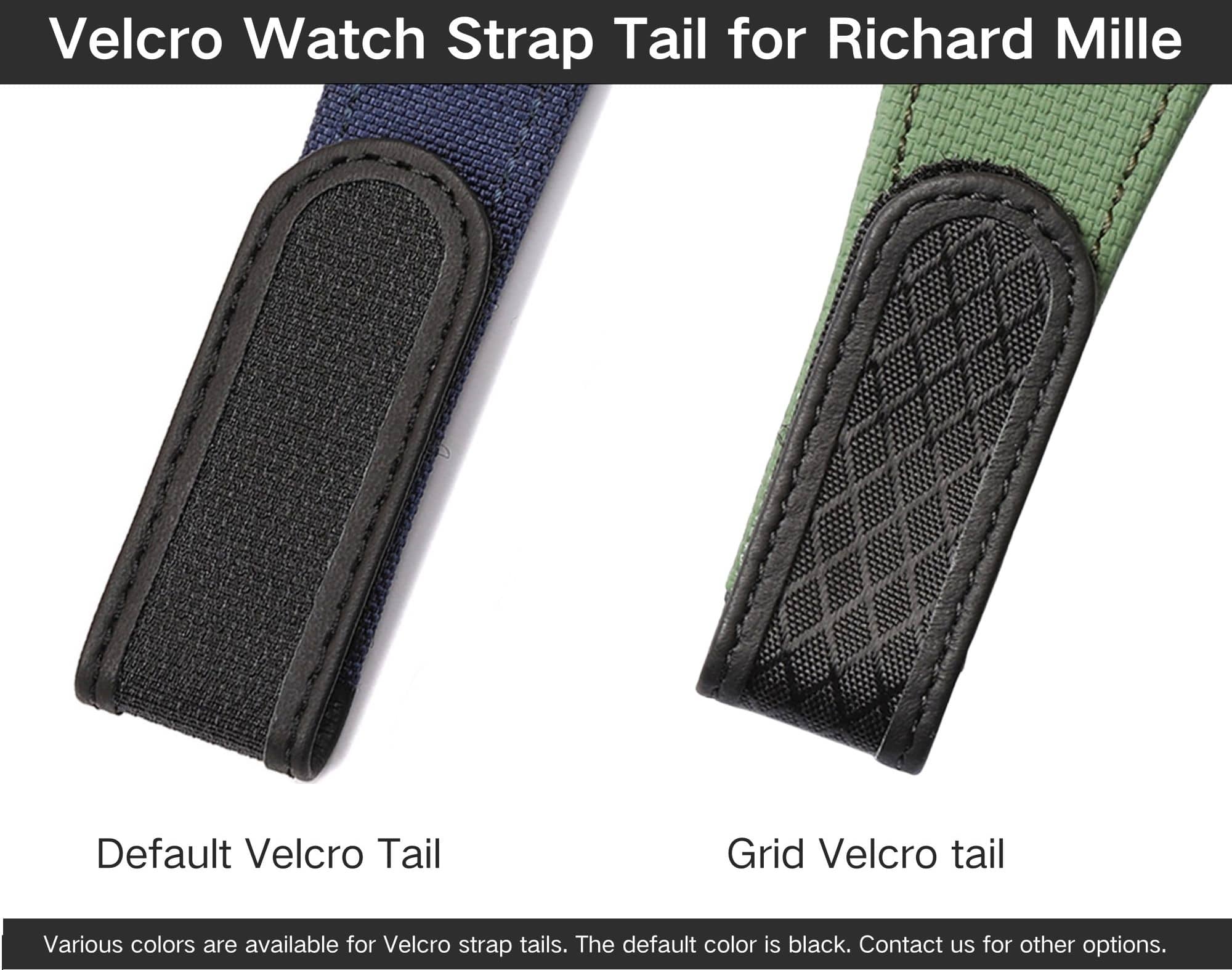 NEW Rubber Velcro Watch Band For Richard Mille | Drwatchstrap