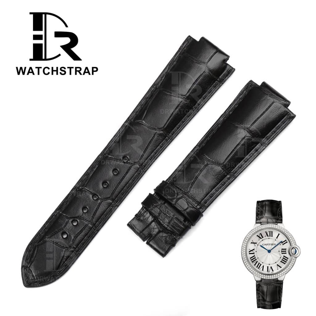 OEM Cartier Ballon Bleu leather strap replacement | Drwatchstrap