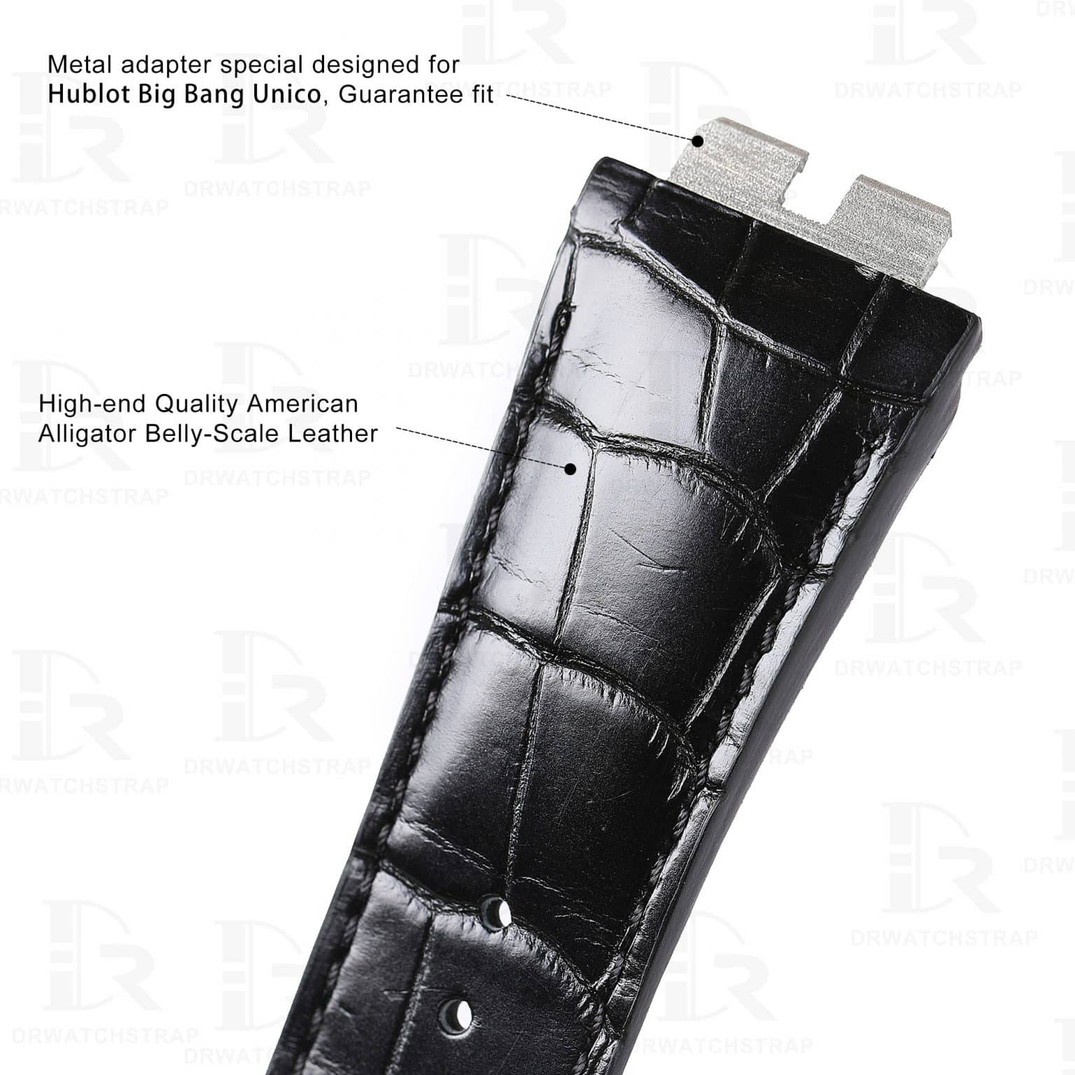 Hublot Unico leather strap - Quick Release System | Drwatchstrap