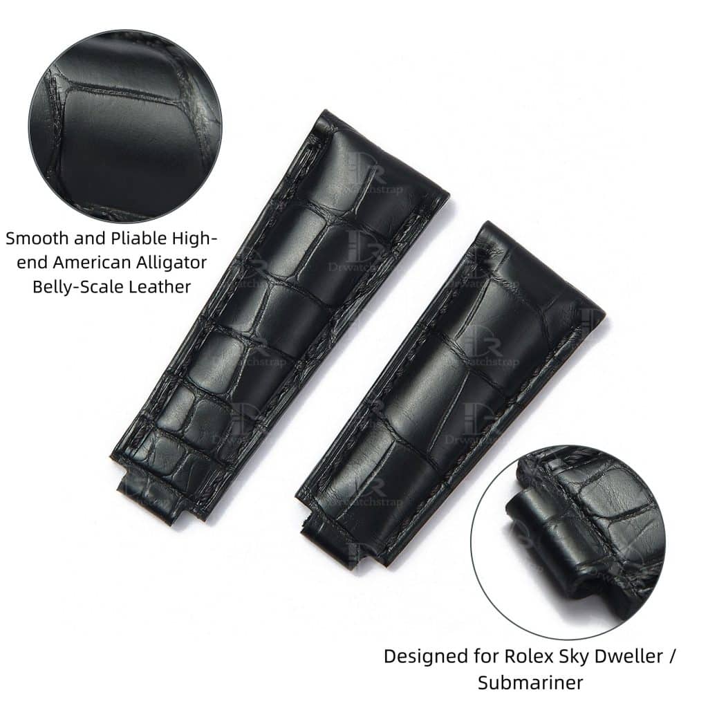 Custom leather strap for Rolex Submariner | Drwatchstrap
