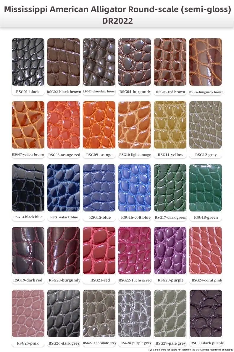 leather color chart | Drwatchstrap