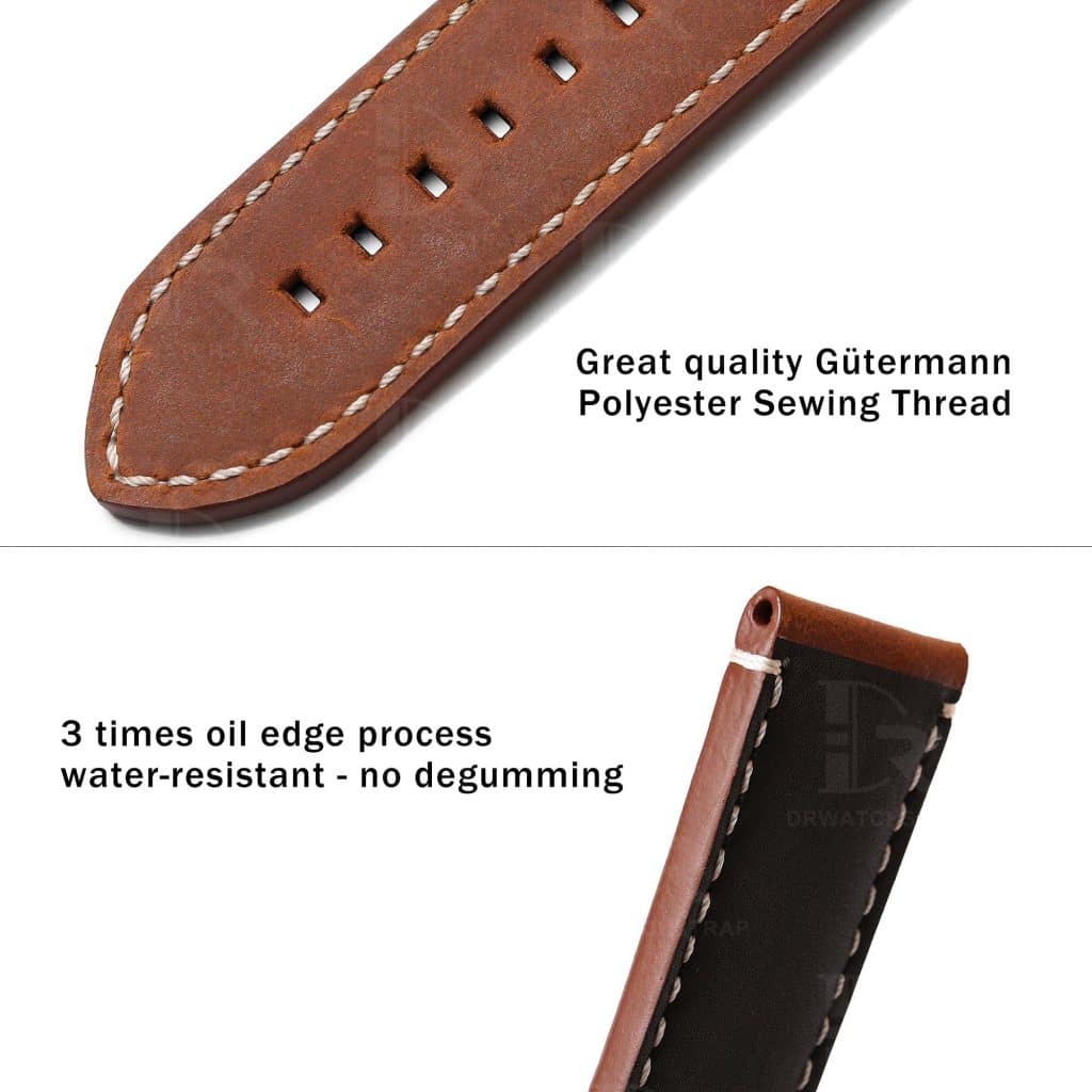 Custom Tudor Black Bay Bronze strap 23mm | Drwatchstrap