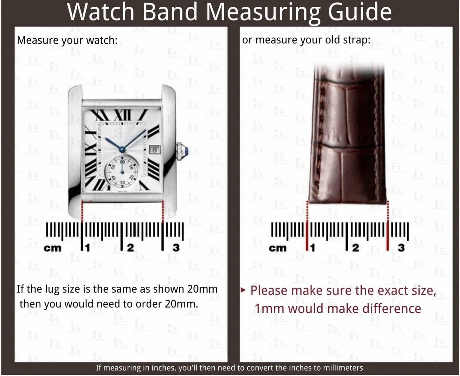 How To Measure Watch Lug Width | Drwatchstrap