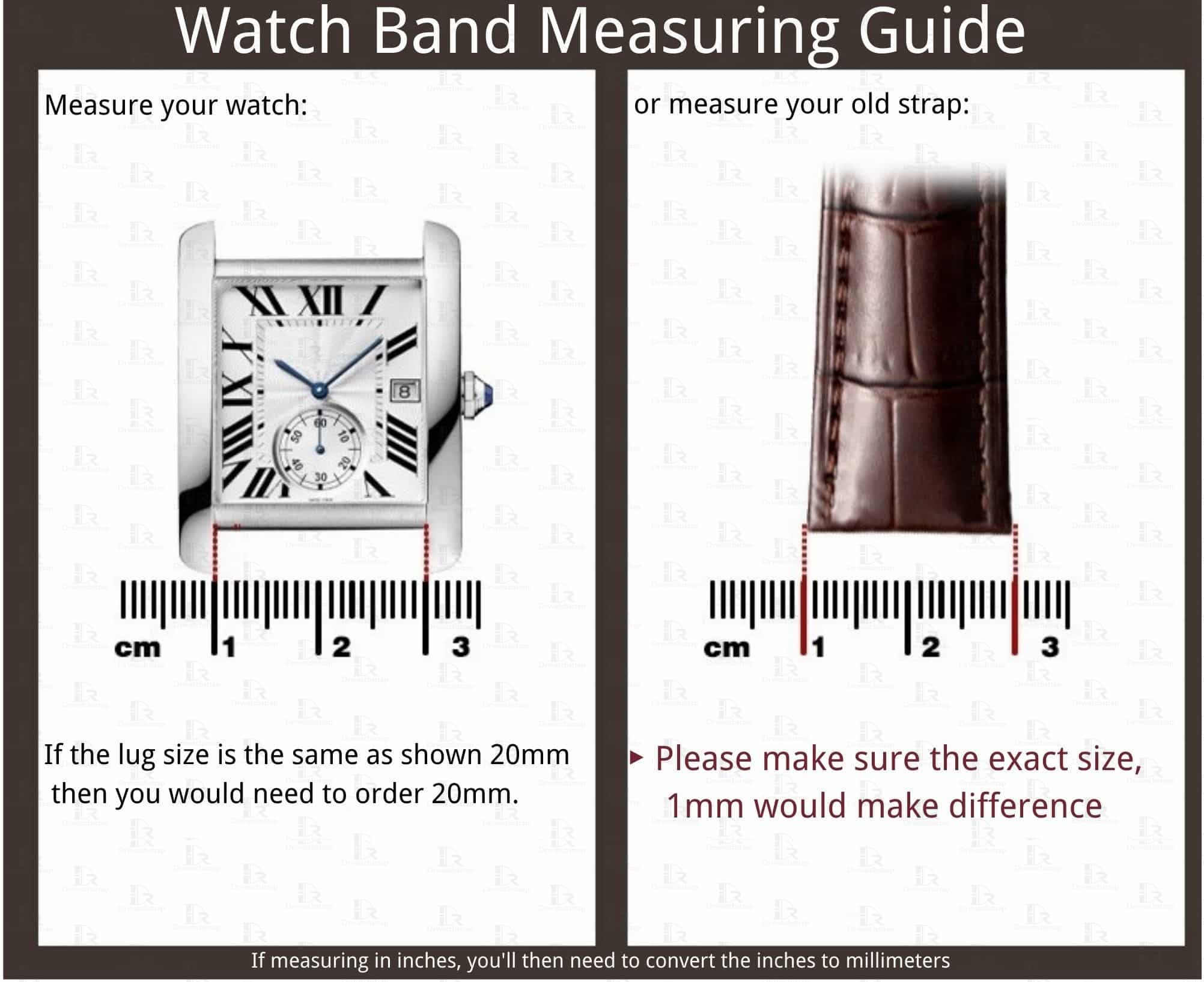 How To Measure Watch Lug Width | Drwatchstrap