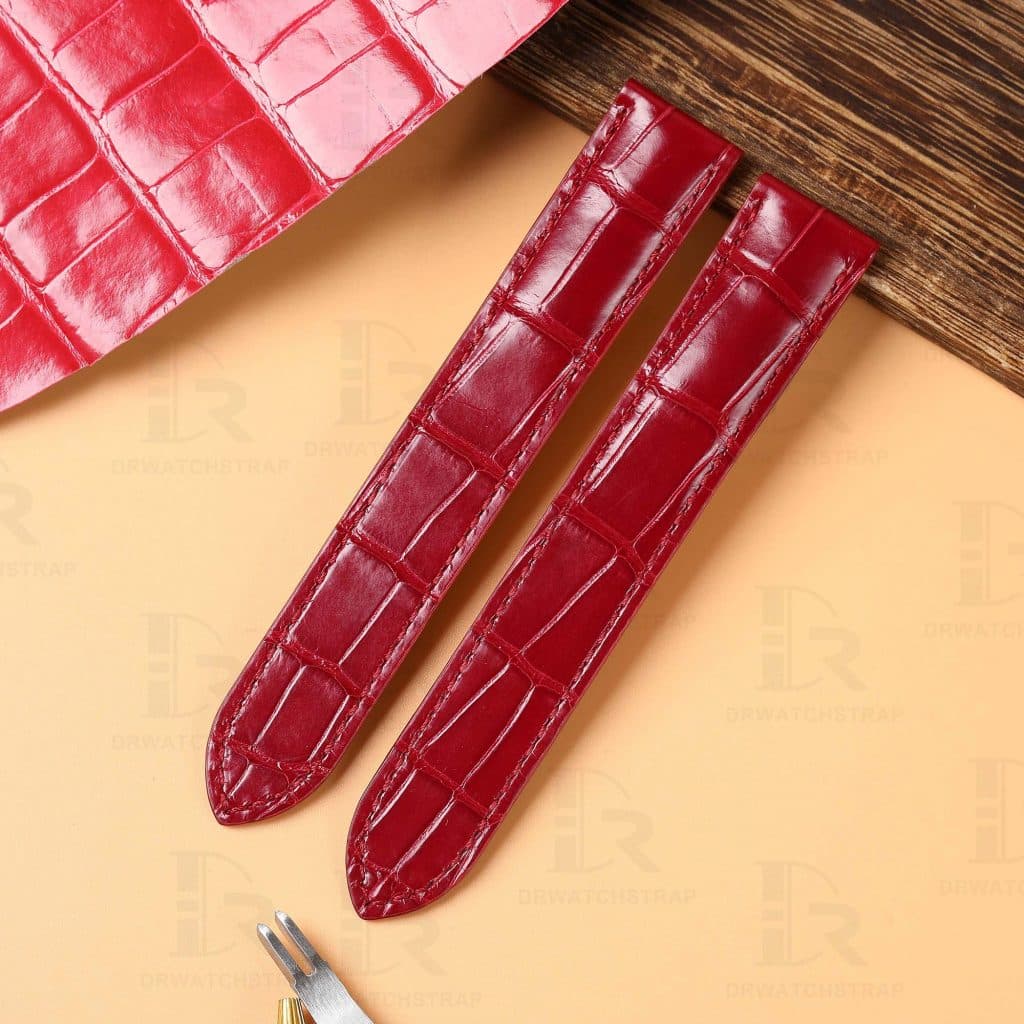 Custom Cartier Tank Must strap low price - Drwatchstrap