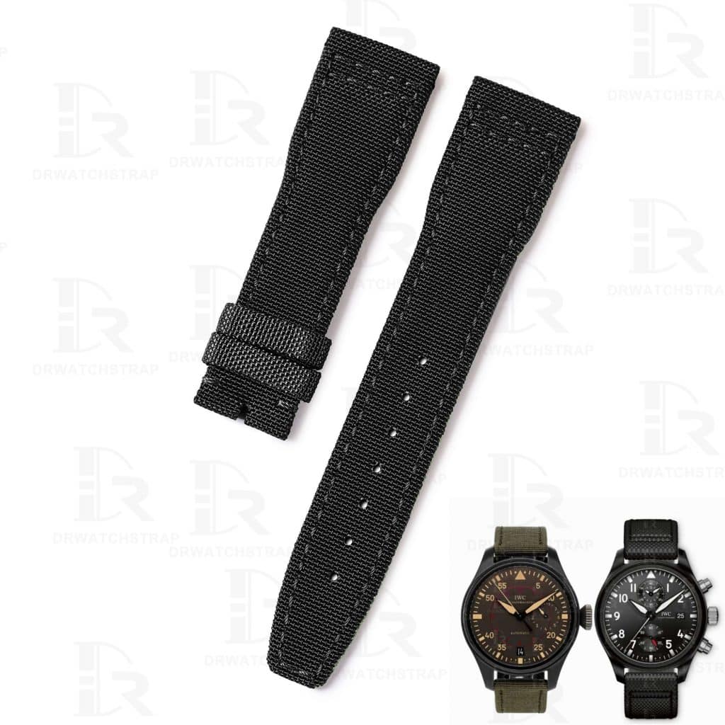 Custom Textile strap for IWC Pilot Top Gun - Drwatchstrap