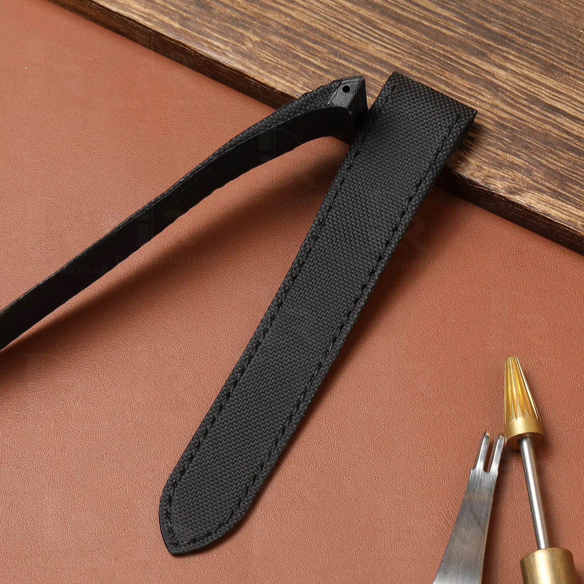 Custom Fabric Watch Strap for Cartier Santos 100 | Drwatchstrap