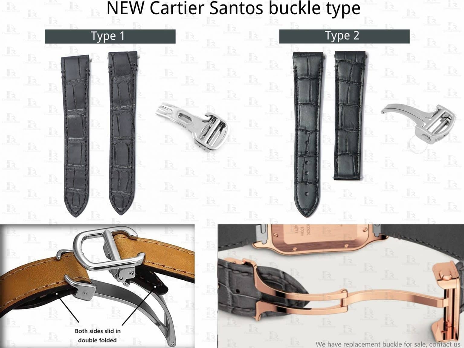 Deployment clasp for Cartier| Drwatchstrap