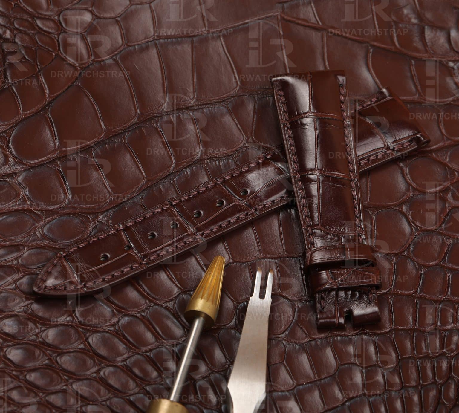 Genuine Alligator Rolex Cellini Strap Replacement | Drwatchstrap