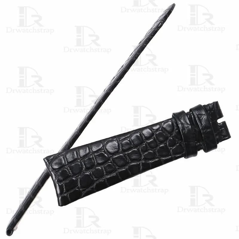 Curved end leather Rolex Cellini strap 20mm| Drwatchstrap