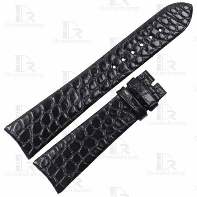 Curved End Leather Rolex Cellini Strap 20mm| Drwatchstrap