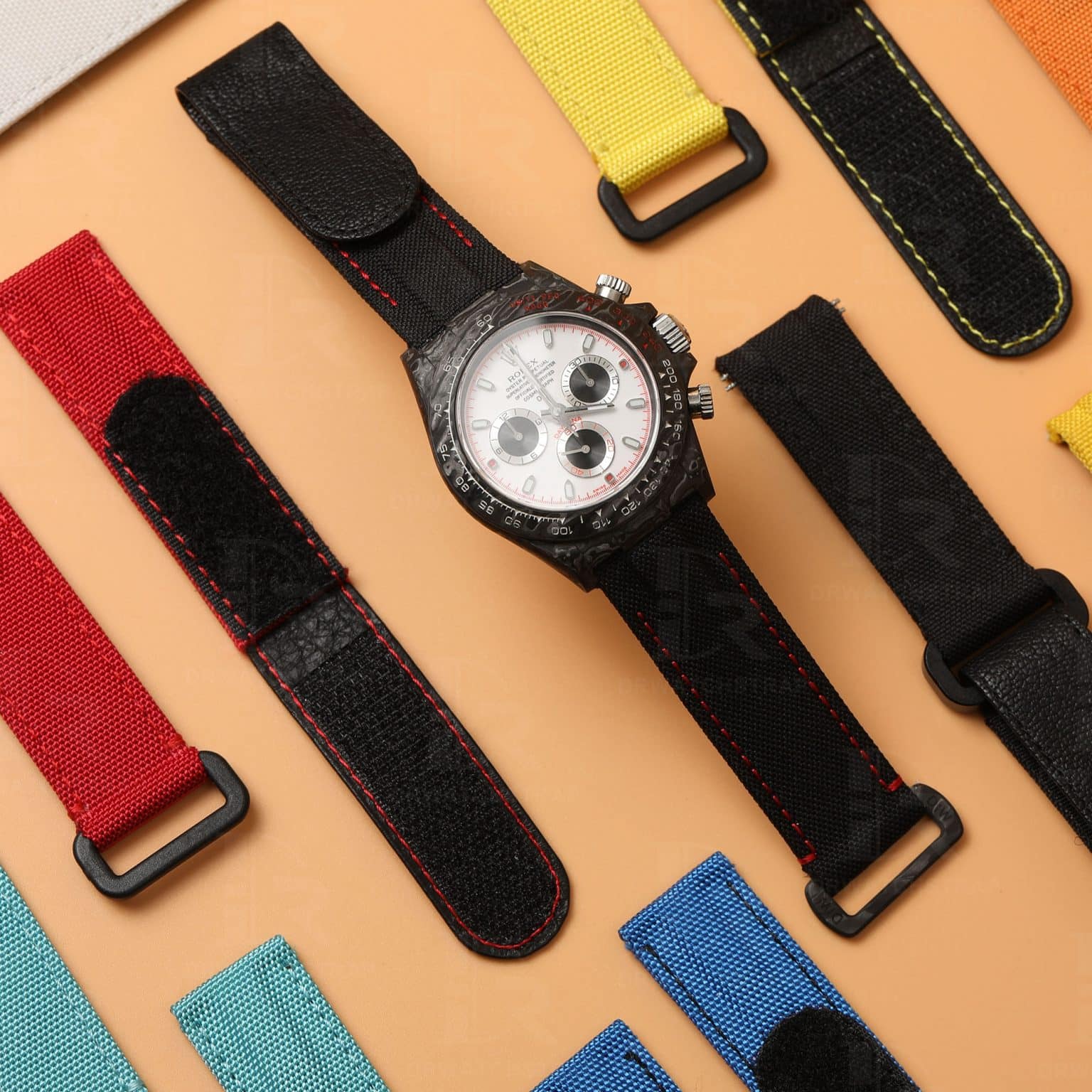 Velcro Watch Strap For Rolex DIW Daytona - Drwatchstrap