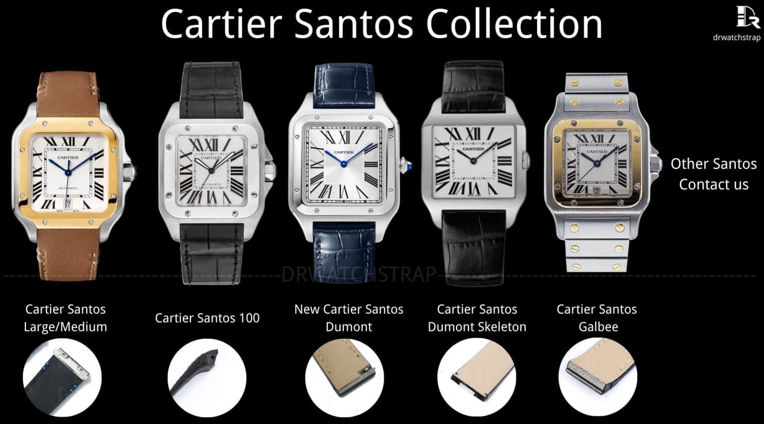 How Much The Cartier Santos Watch Price? | Drwatchstrap