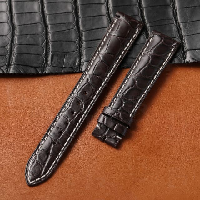 Buy custom leather longines straps at low price now | Drwatchstrap