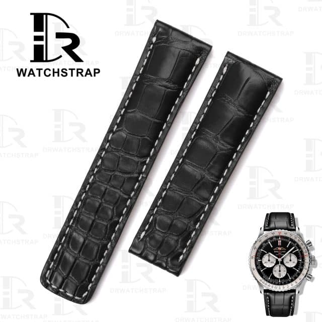 Custom Alligator leather Breitling Navitimer strap | Drwatchstrap