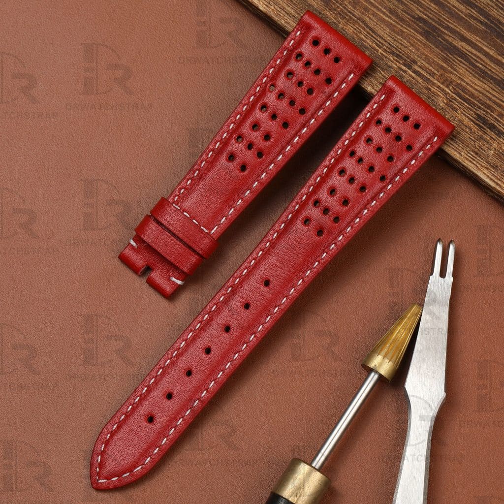 Buy Omega Speedmaster leather strap replacement | Drwatchstrap