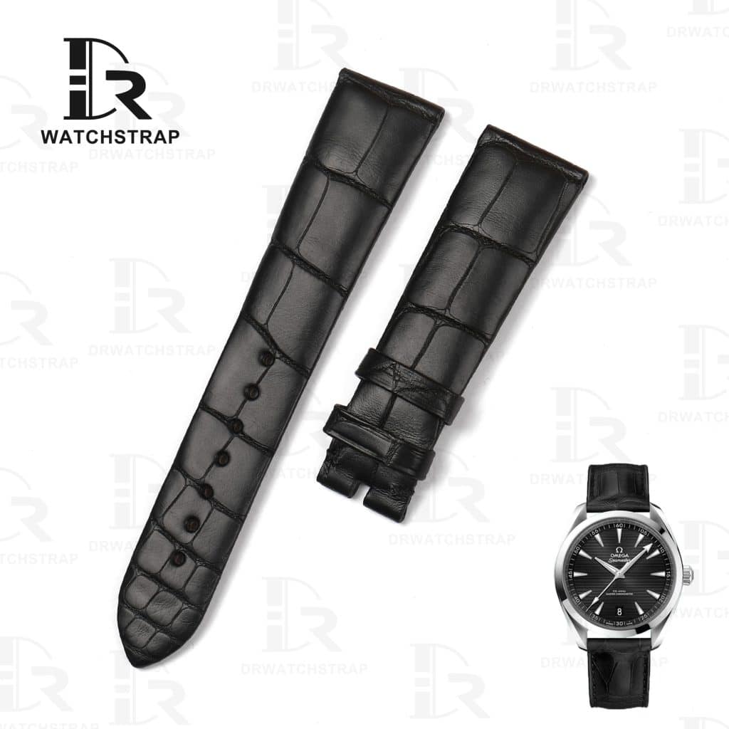 Custom Omega Seamaster Leather Band For Sale | Drwatchstrap
