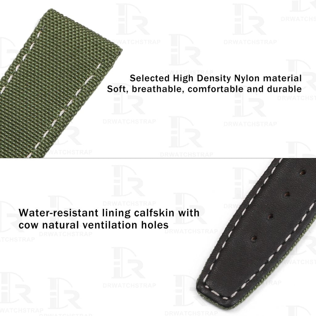 Custom Nylon strap for Tudor Black Bay P01 strap | Drwatchstrap