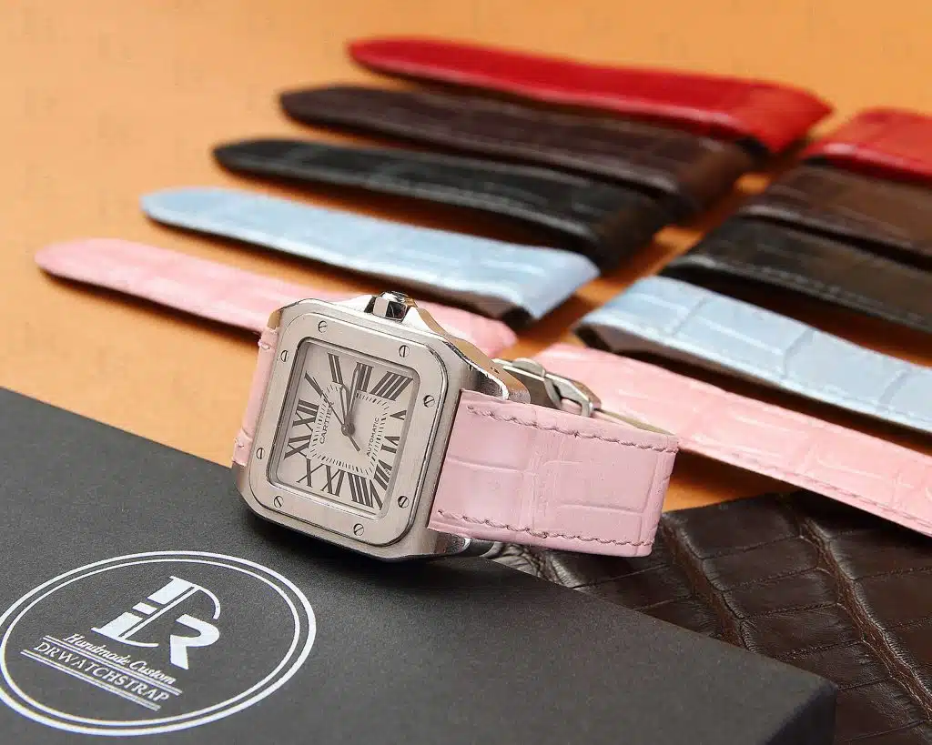 Watch Band Guide for Cartier Santos 100 - Medium, Large, XL | Drwatchstrap