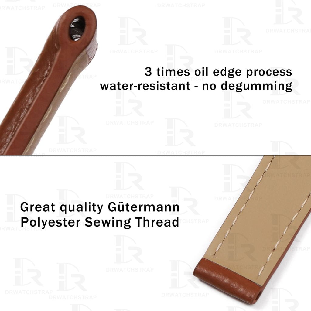Custom Leather Watch Strap for Cartier Tank | Drwatchstrap