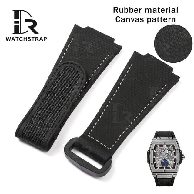 Custom Rubber velcro strap for Hublot Big Bang | Drwatchstrap