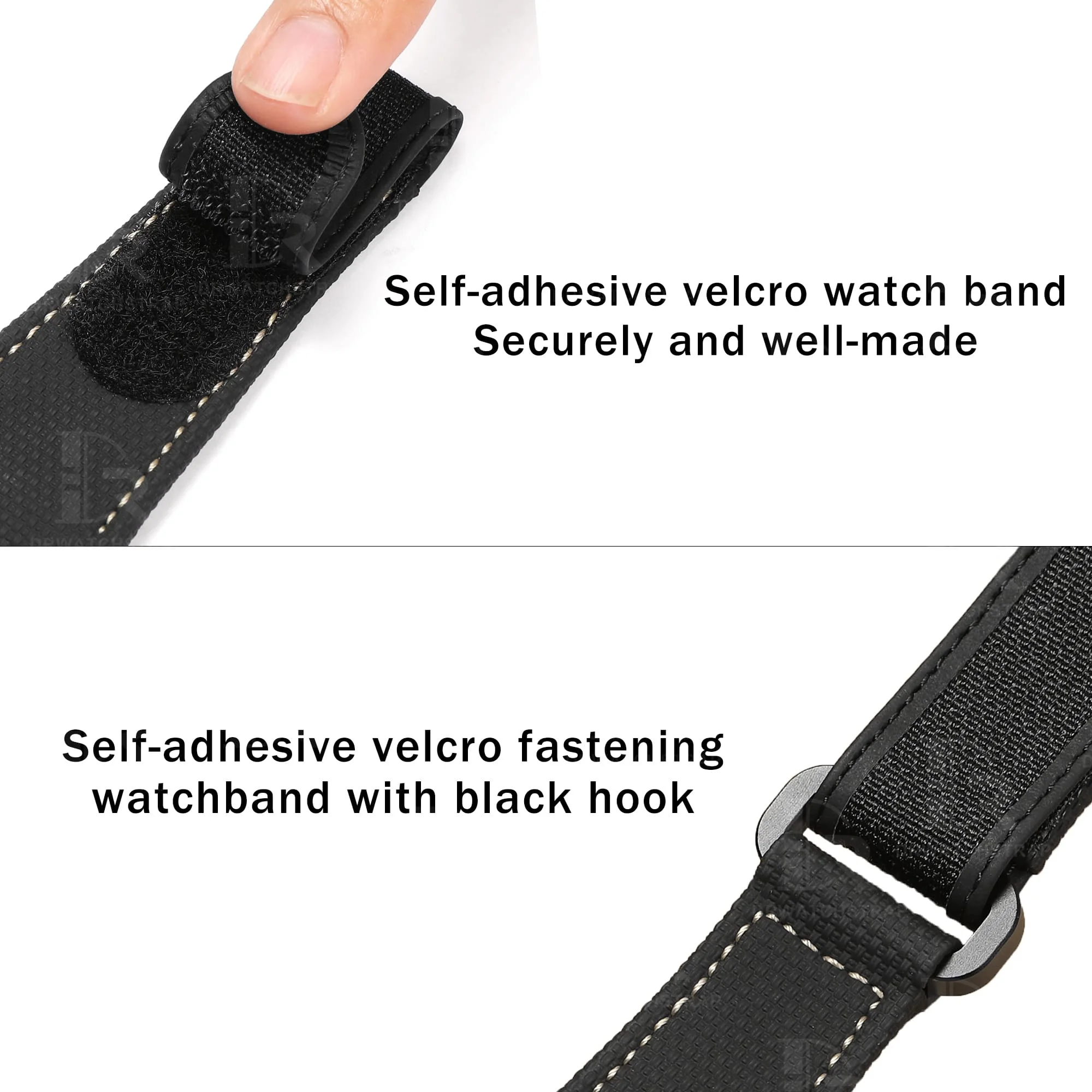 Custom Rubber velcro strap for Hublot Big Bang | Drwatchstrap