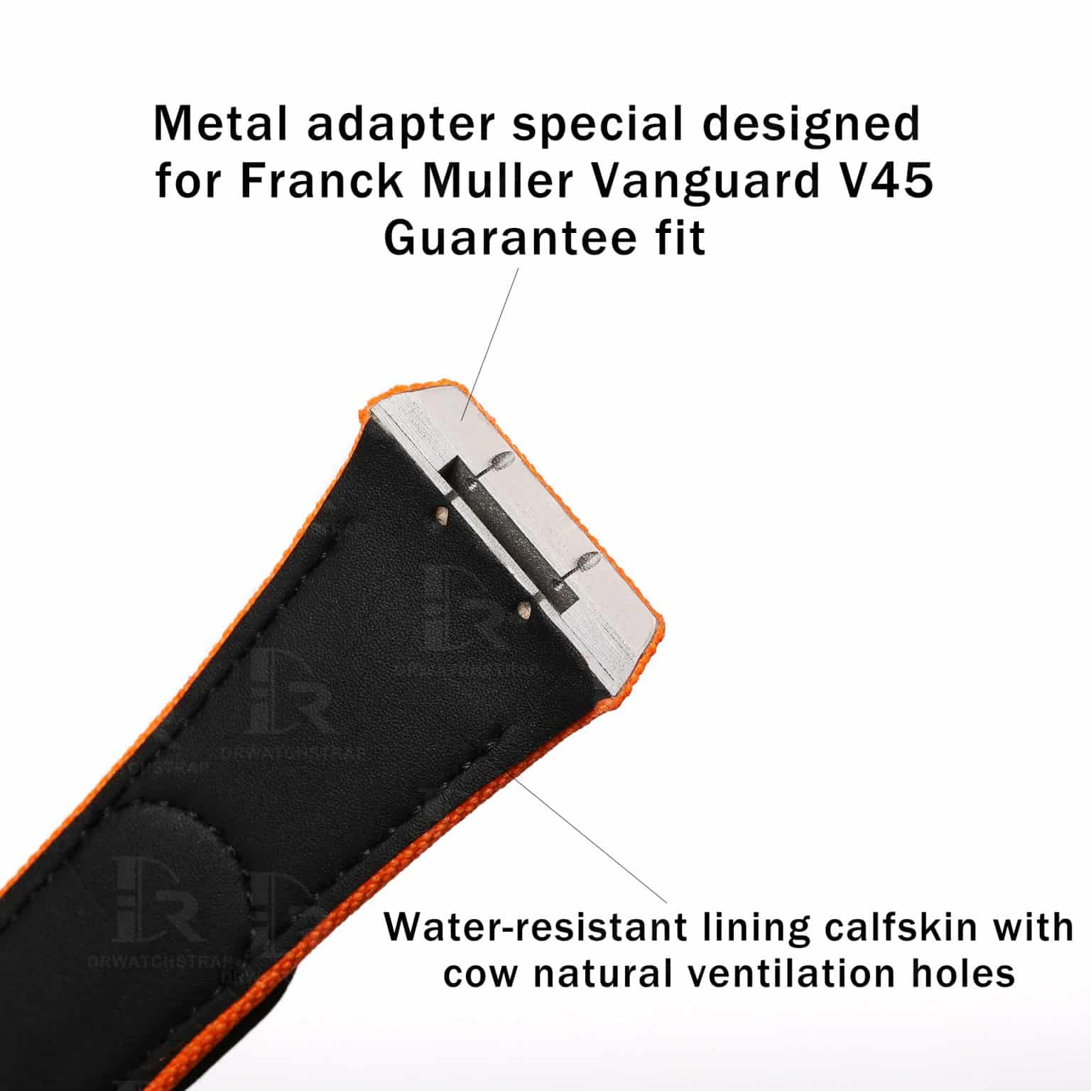 Custom Velcro Strap for Franck Muller vanguard V32 V41 V45