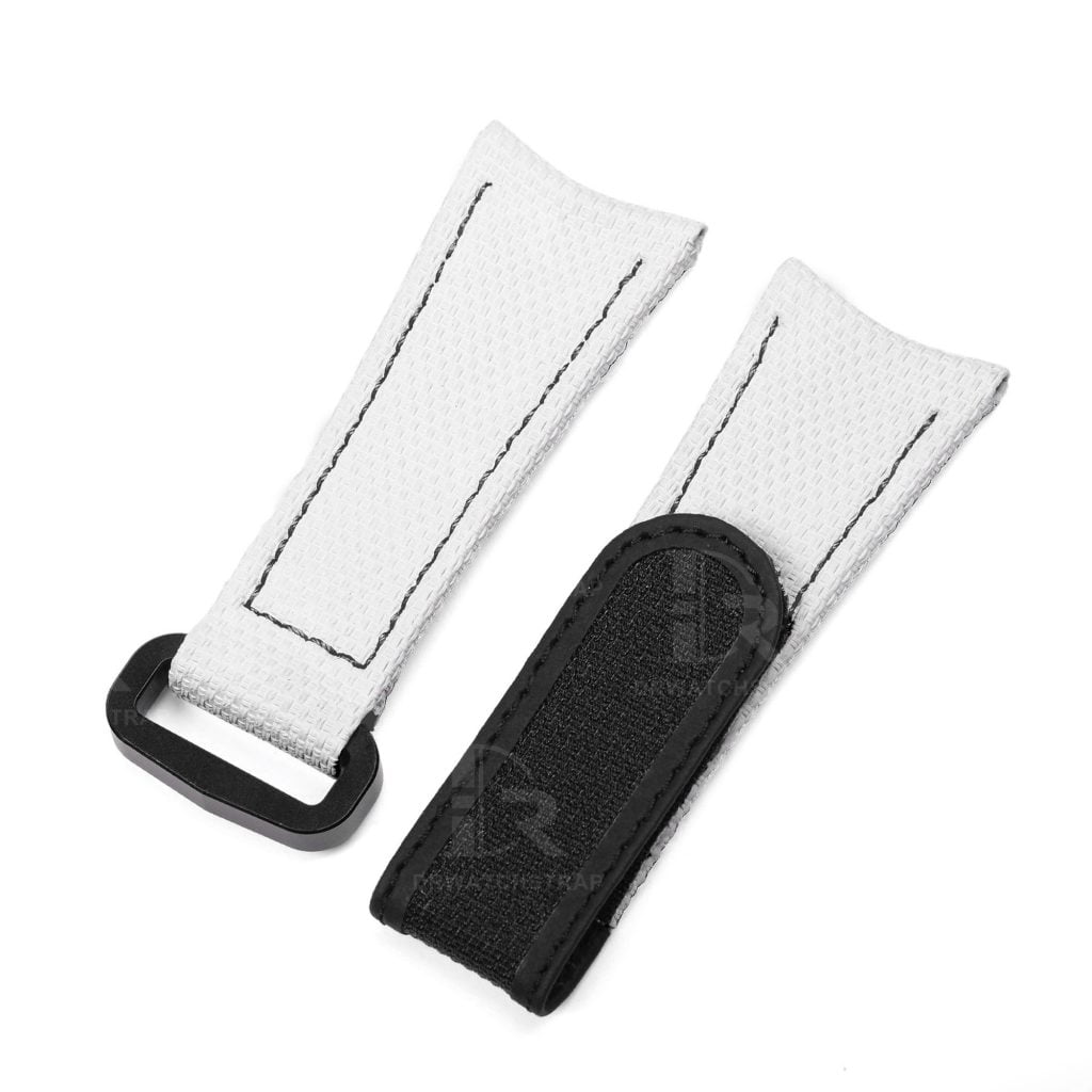 Buy Custom Rubber Velcro hook and loop Watch Strap 20mm