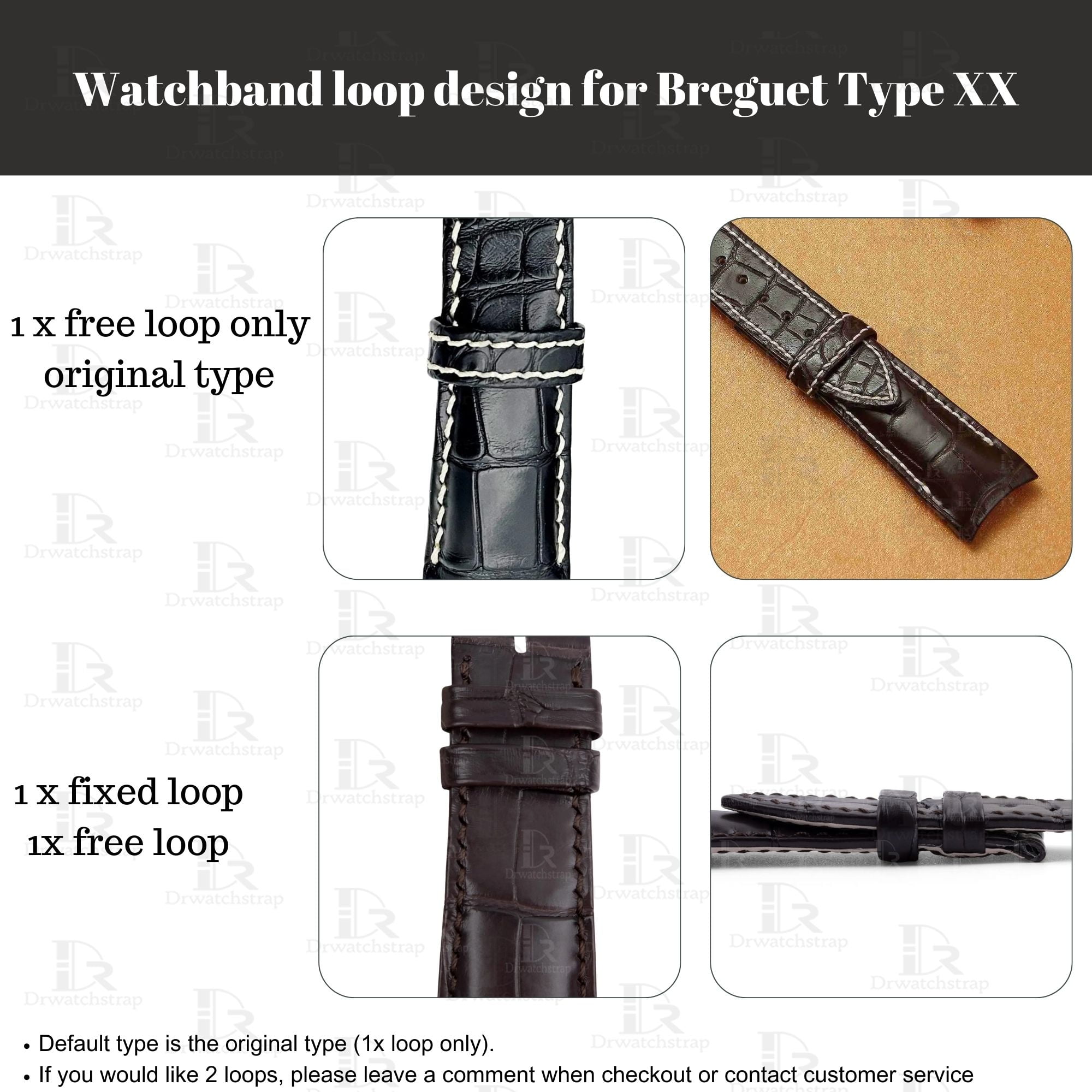 Watch Strap Guide: Breguet TYPE XX - XXI - XXII | Drwatchstrap