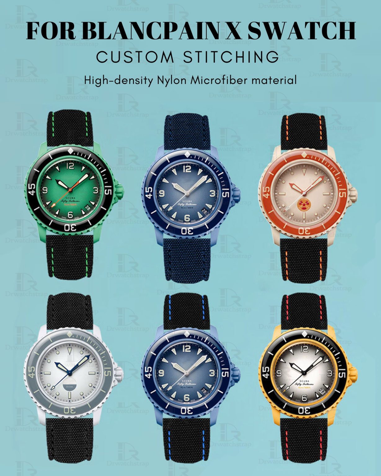 Blancpain X Swatch Bioceramic Scuba Fifty Fathoms - 5 Watches