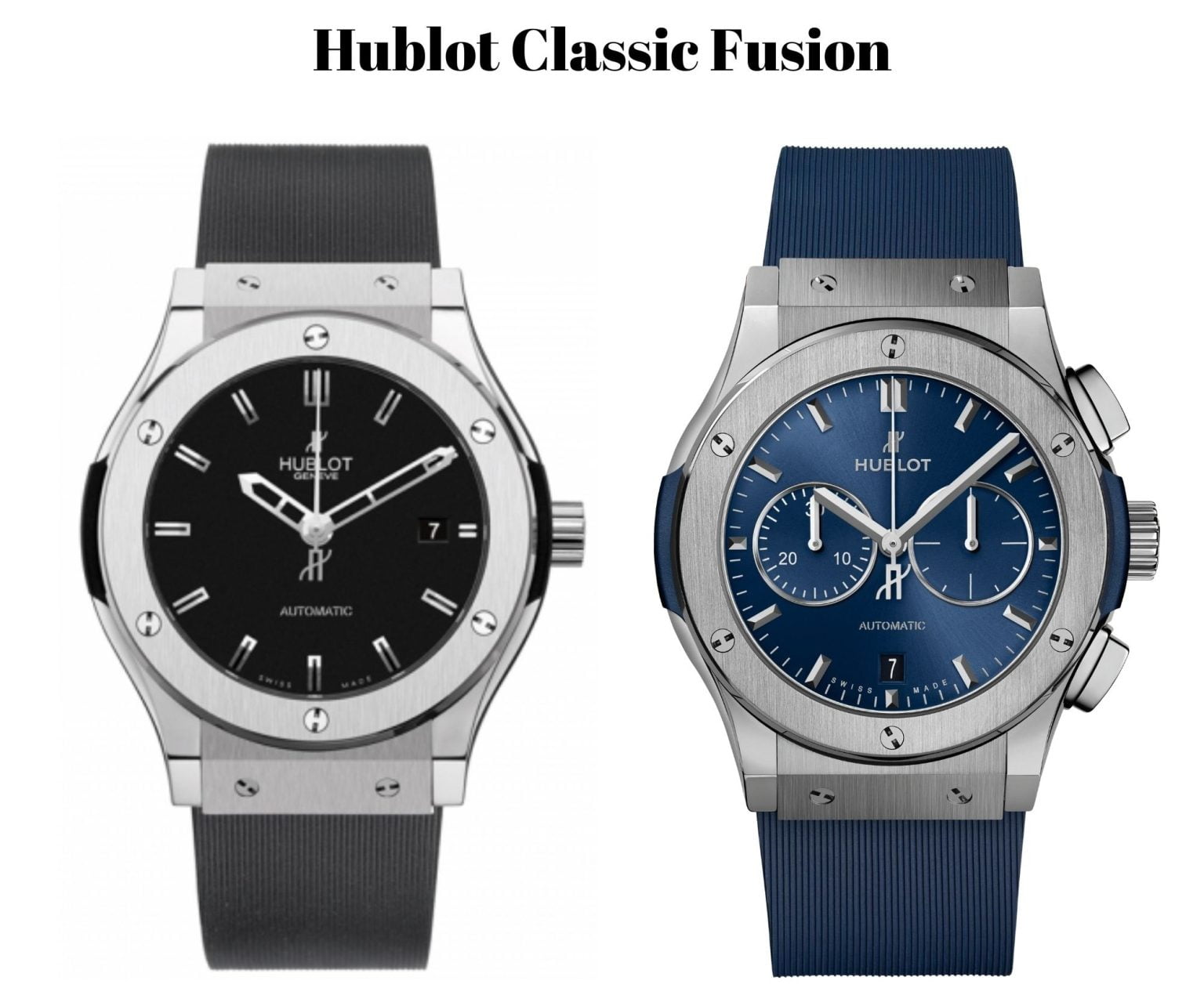 Replacement Rubber Strap For Hublot Classic Fussion