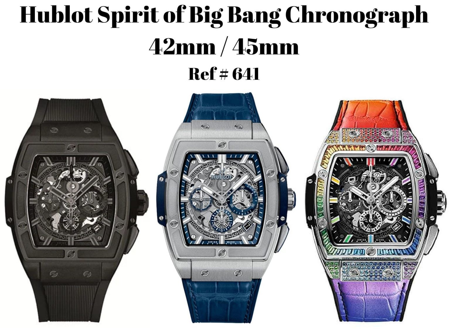 Hublot Watch Models & Watch Band Guide | Drwatchstrap