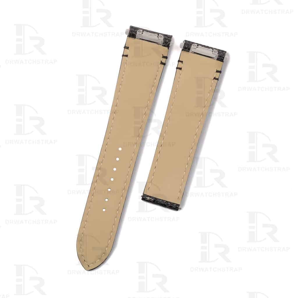 Custom Cartier Santos Lizard leather strap quickswitch