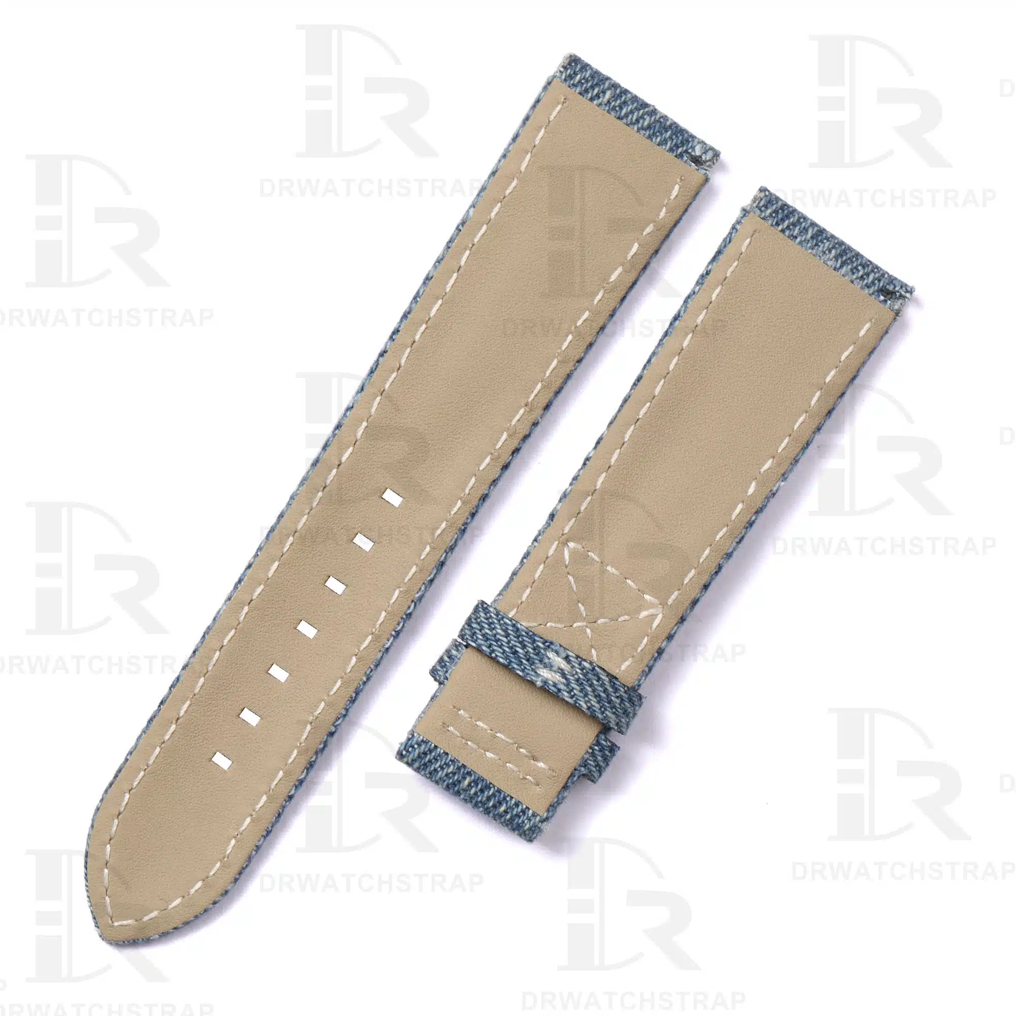 Custom Jeans watch straps for Patek Philippe 5524R - Drwatchstrap