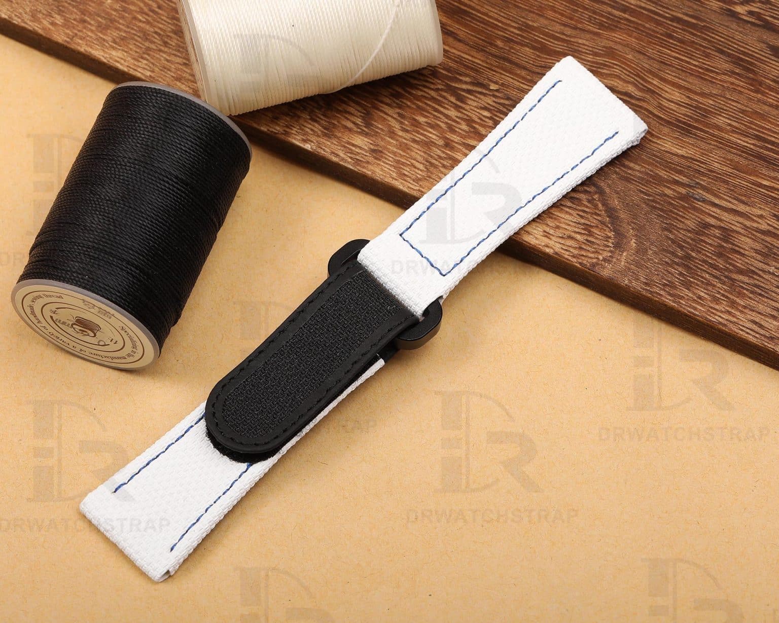 Custom Rubber Velcro Watch Strap For Panerai | Drwatchstrap