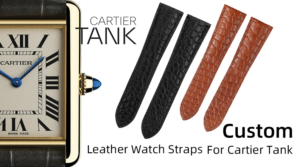 Custom Leather Straps for Cartier Tank & Ronde | Drwatchstrap
